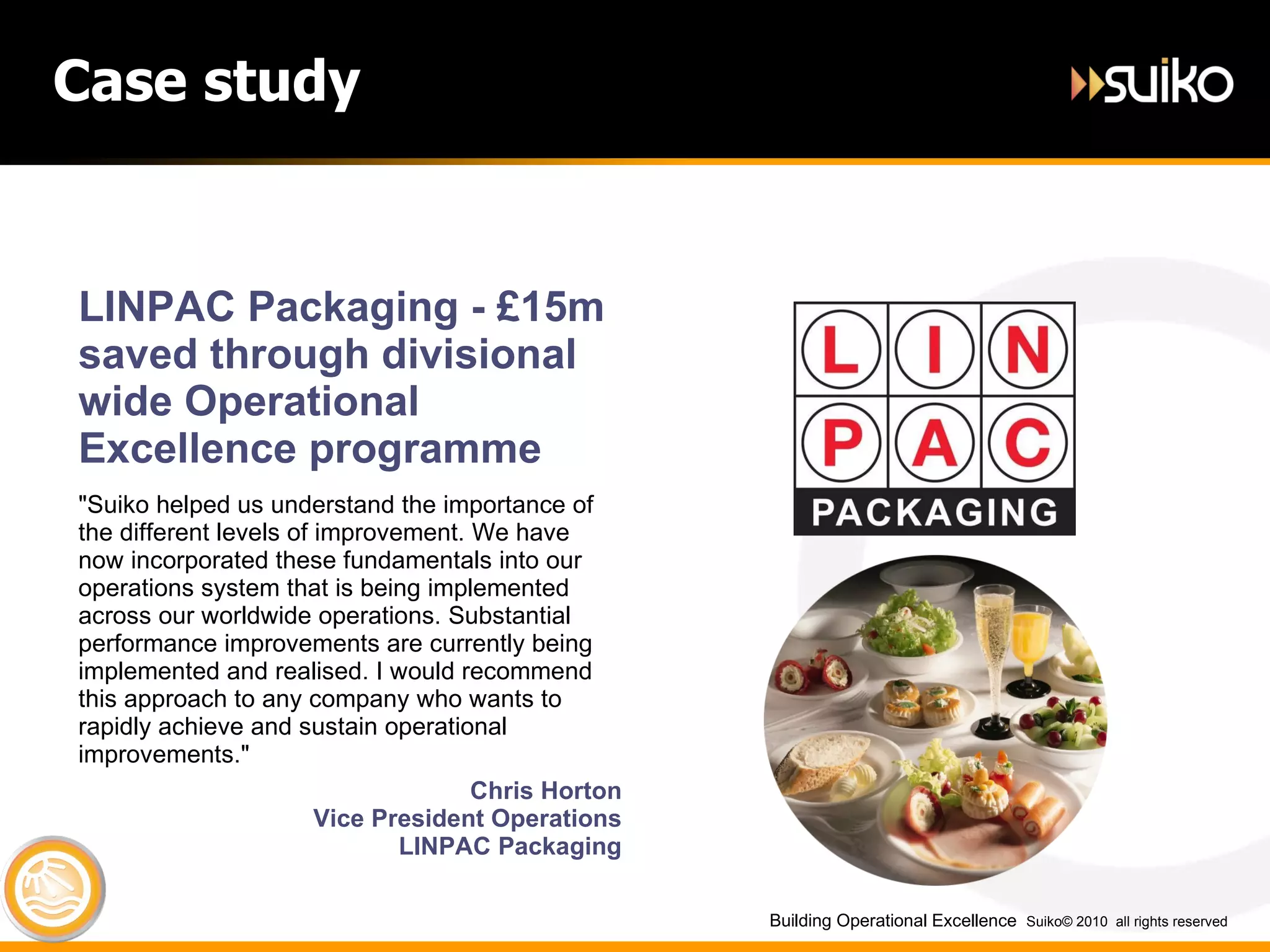 Suiko Operatational Excellence Journey | PPT