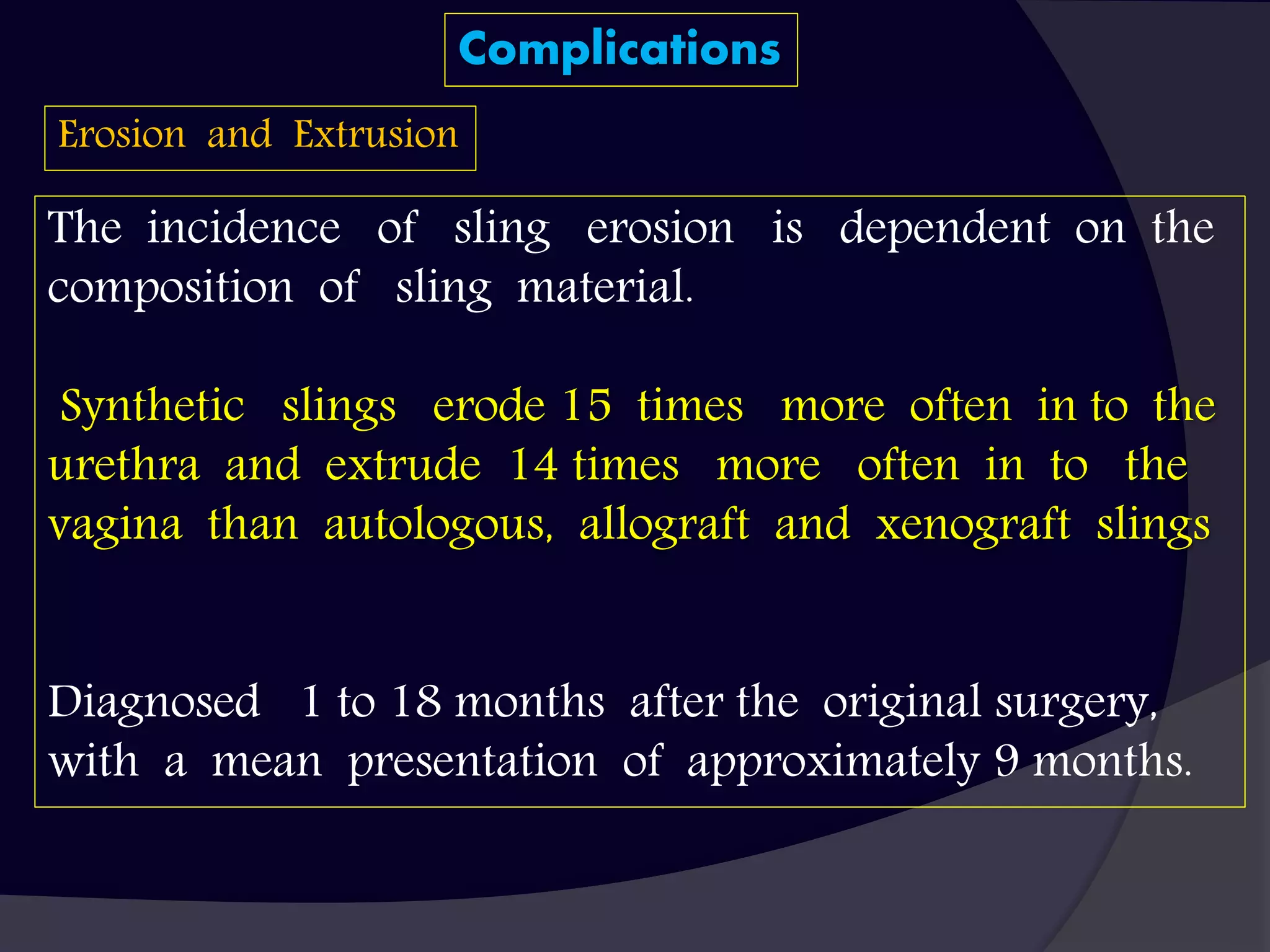 Vaginal approach for Stress Urinary Incontinence surgery | PPT