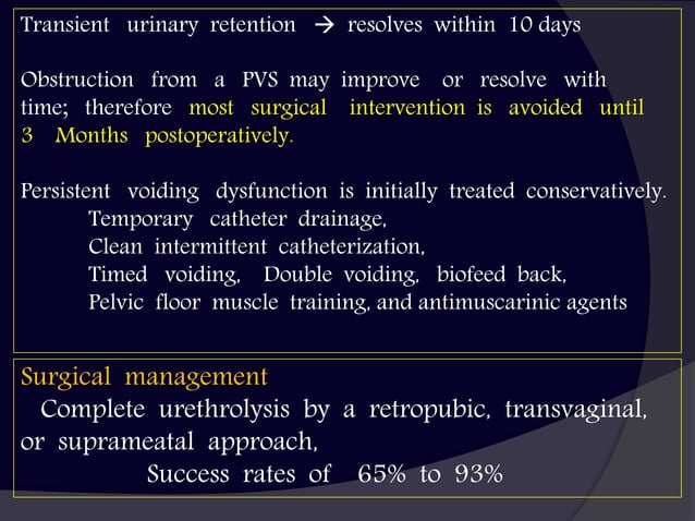 Vaginal approach for Stress Urinary Incontinence surgery | PPT