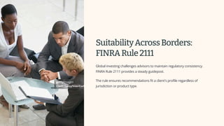 Suitability Across Borders: FINRA Rule 2111 | PDF