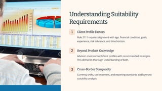 Suitability Across Borders: FINRA Rule 2111 | PDF