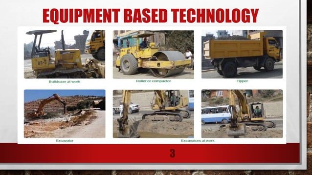 Labor based vs Equipment based rural road construction technology | PPT