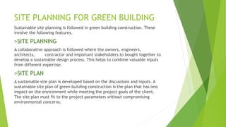 Suitable site planning | PPT
