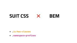 SUIT CSS vs. BEM | PPT