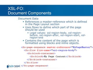 Overview of XSL, XPath and XSL-FO | PPTX
