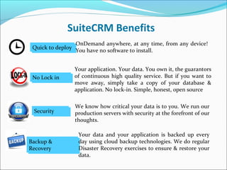 SuiteCRM Presentation | PPT