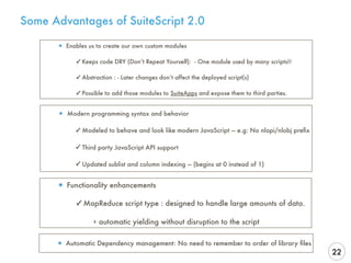 Suite Script 2.0 API Basics | PPT