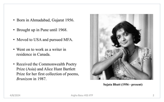 Sujata Bhatt hs 123u912e423njfrndfsr.pptx | Hinduism | Religion ...