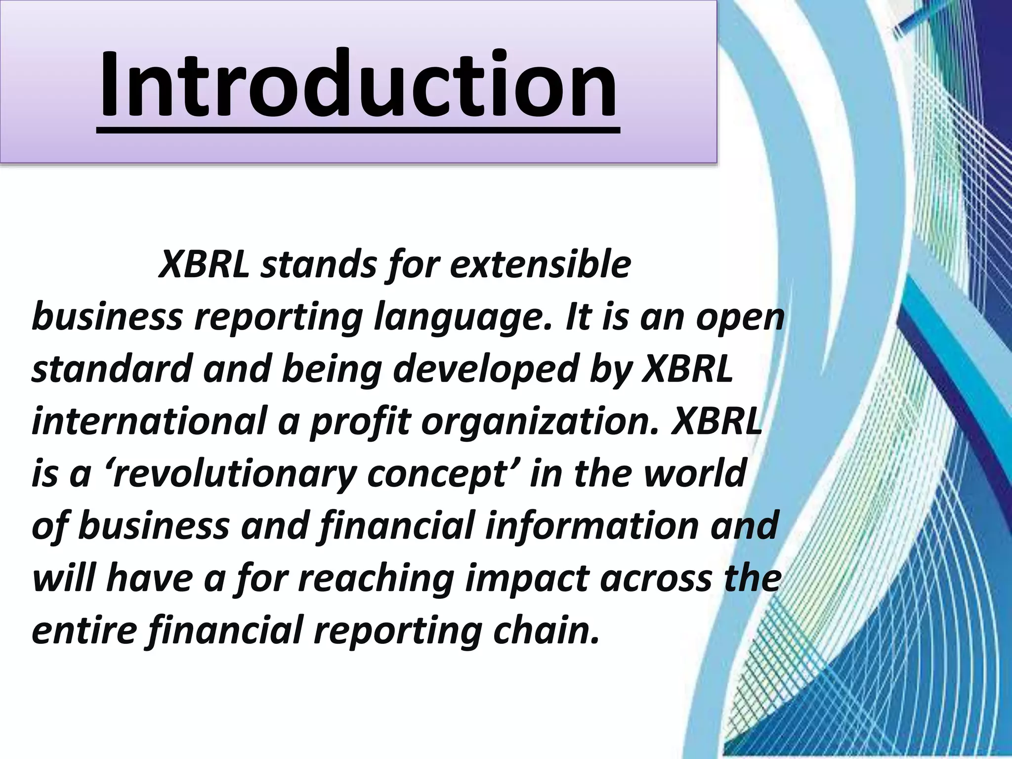 Overview of XBRL | PPTX