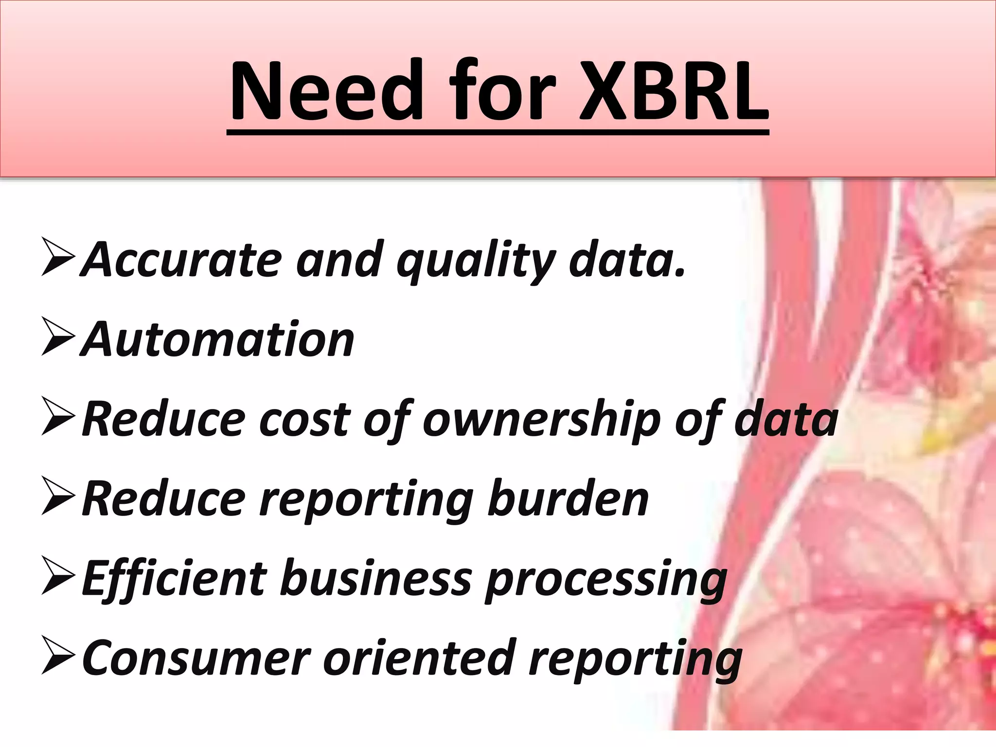 Overview of XBRL | PPTX