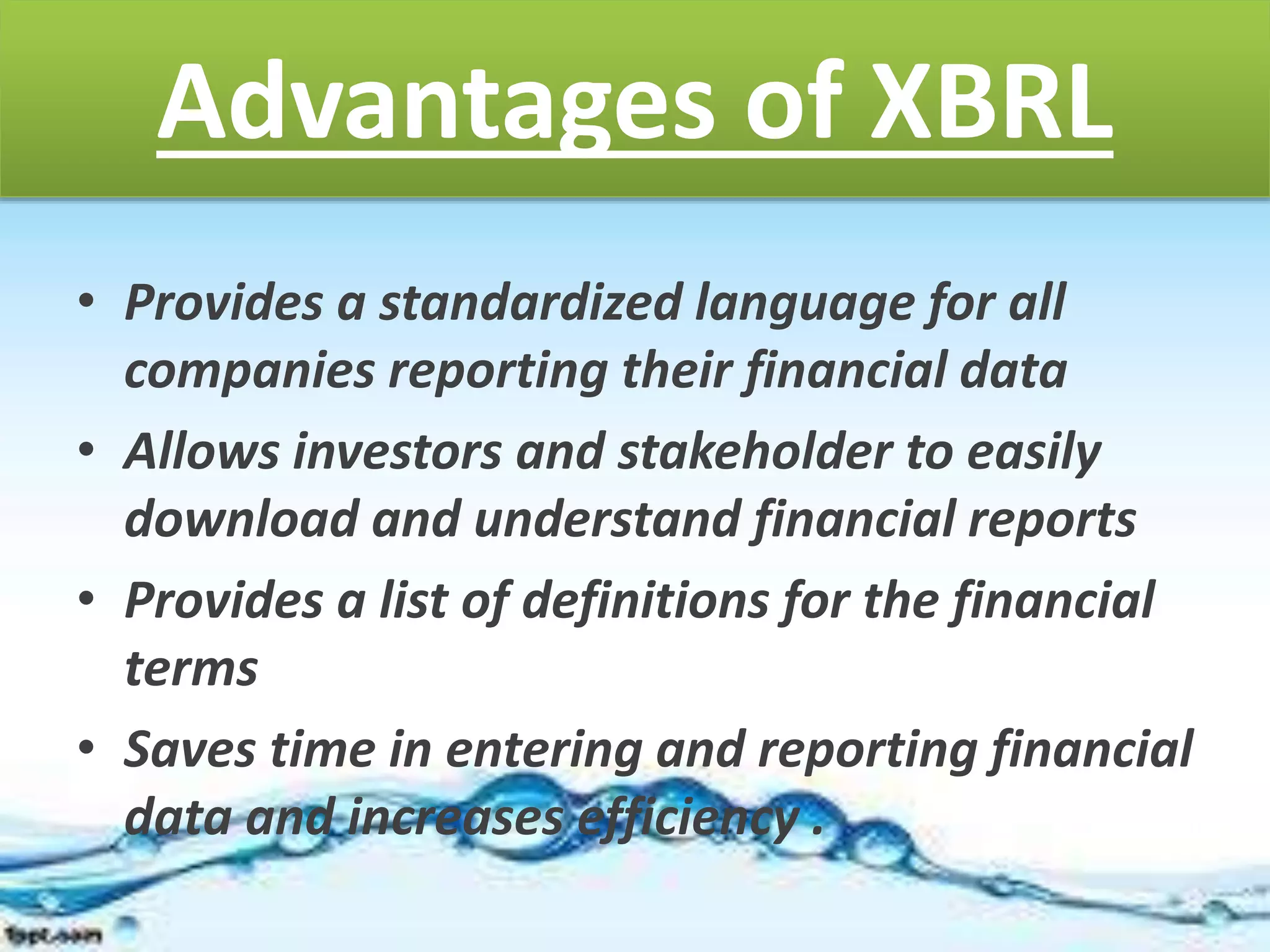 Overview of XBRL | PPTX