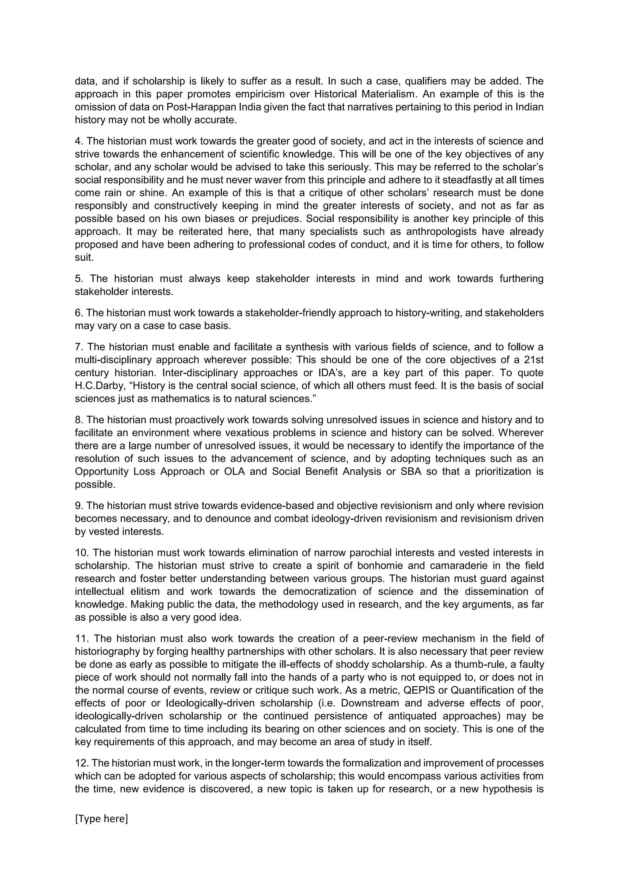 Sujay Core Principles of Twenty-First Century Historiography Final ...