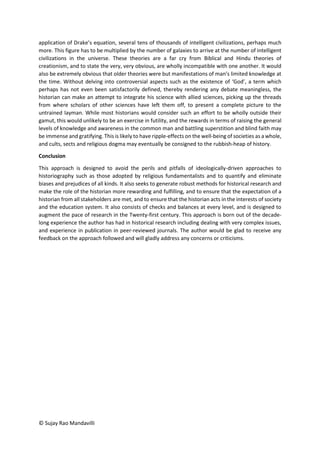 Sujay historiography by objectives final final final | PDF