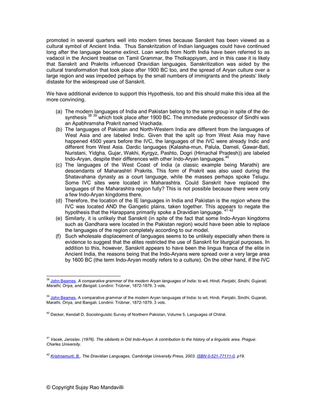 SUJAY NPAP Part Two.pdf Sujay Rao Mandavilli Aryan problem part two | PDF