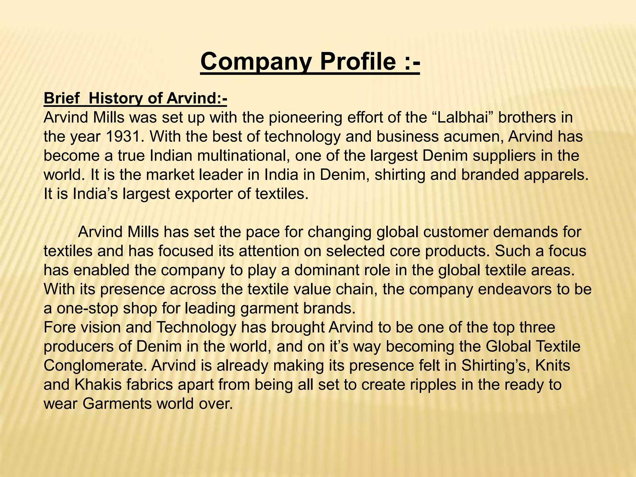 Knit Dyeing Training Report in Arvind Ltd. by SujayMajumder Manojit Barman | PPTX