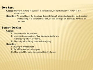 Knit Dyeing Training Report in Arvind Ltd. by SujayMajumder Manojit ...