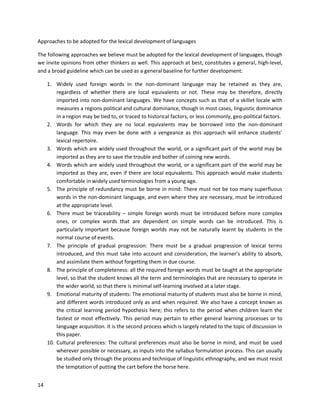 Sujay Rao Mandavilli Principles for lexical development of non-dominant languages FINAL FINAL ...