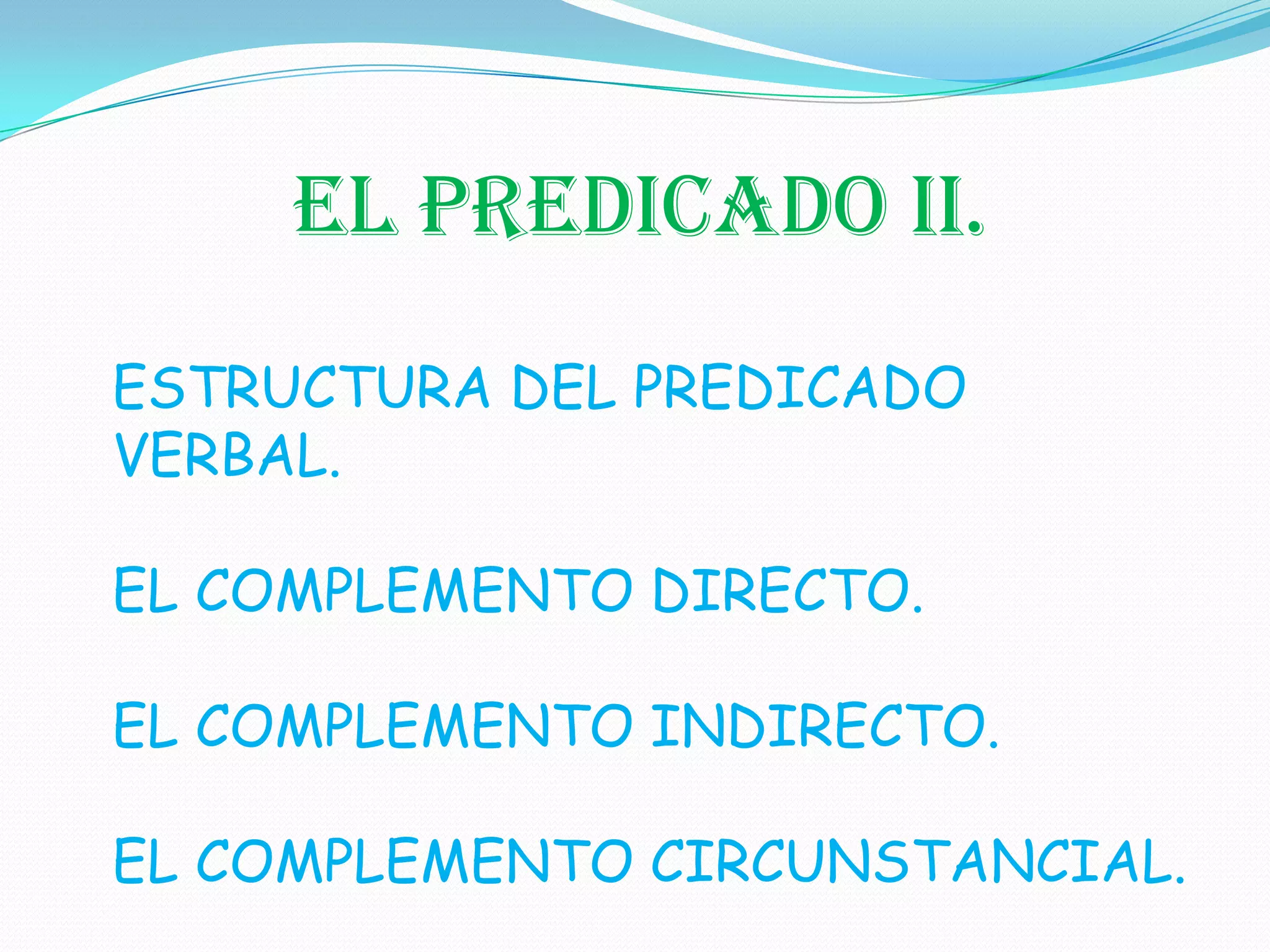 Sujeto y predicado | PPTX