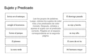 sujeto y predicado, lee, corta y pega.pdf