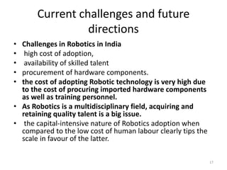 artificial intelligence and robotics | PPTX