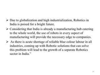 artificial intelligence and robotics | PPTX