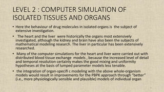 computer simulation in pharmacokinetics and pharmacodynamics | PPTX
