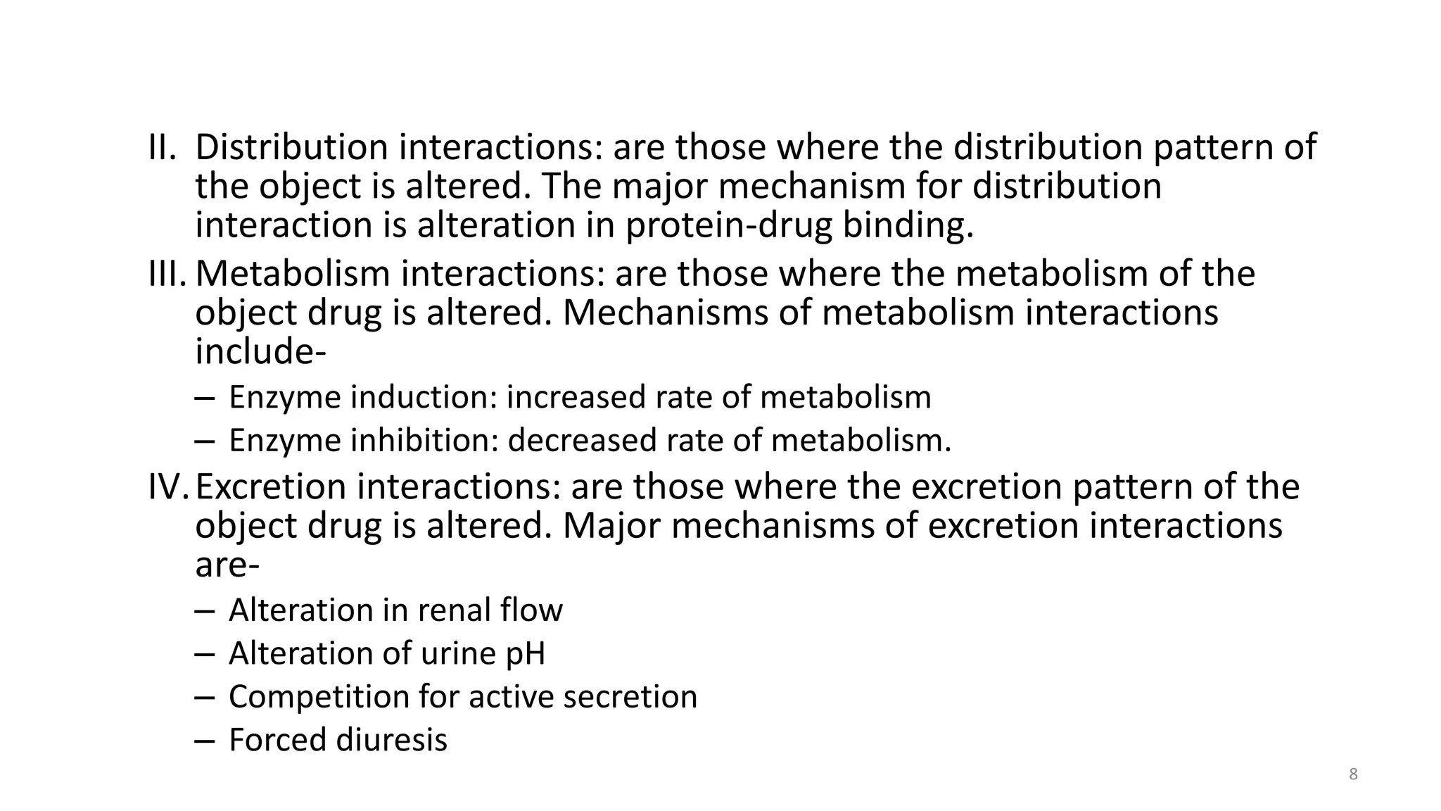 pharmacokinetic drug interactions,factors affecting drug interaction ...