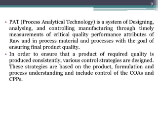 quality by design in pharmaceutical development ICH Q8 guideliness | PPTX