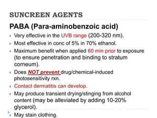 sun protection sunsreens,sunscren classification and its regulationc | PPTX