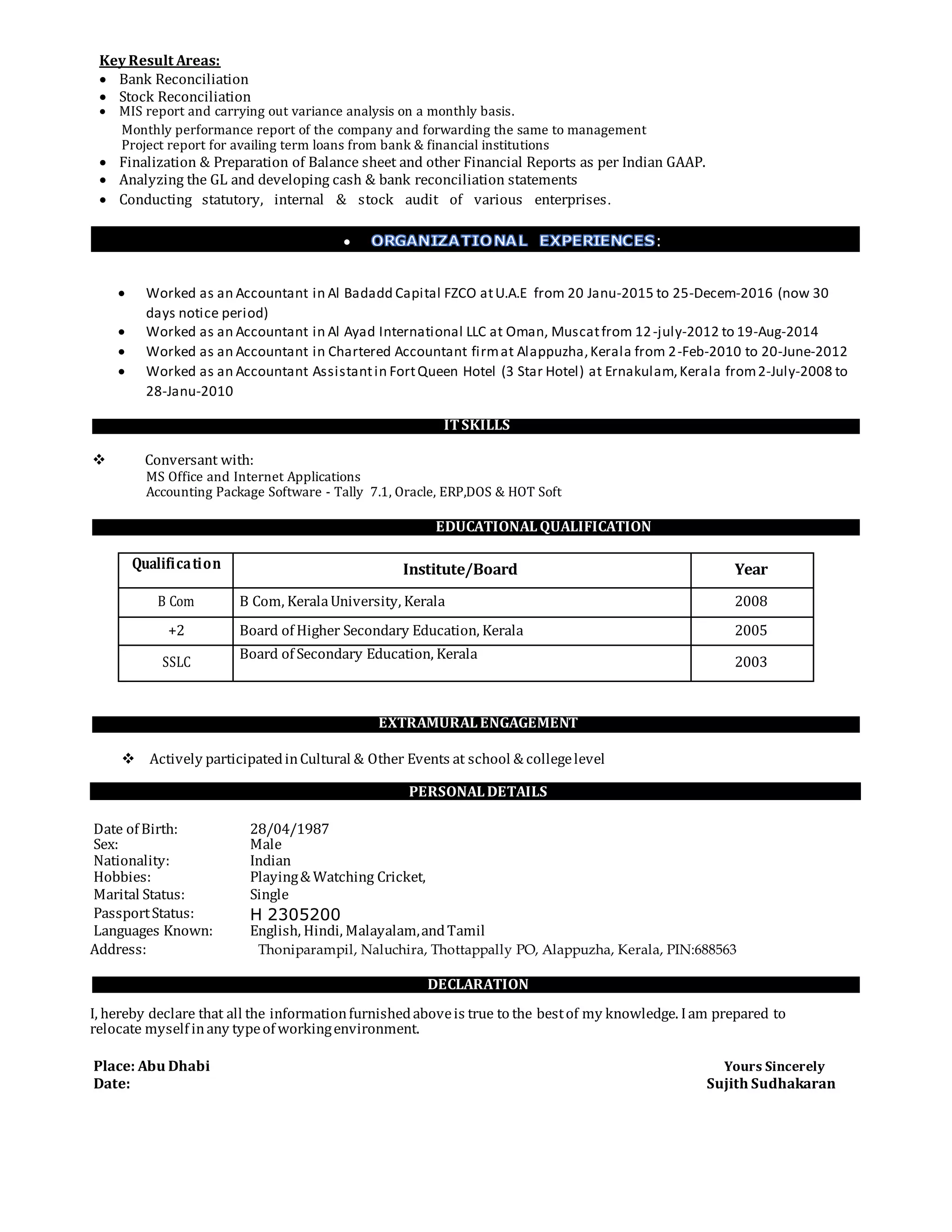 Sujith CV | PDF