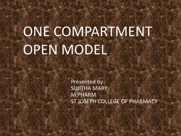 one compartment open model | PPT | First Aid | Injuries