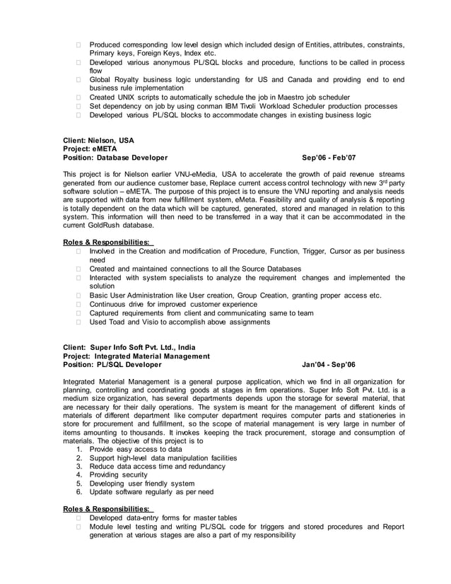 Sujit lead plsql | PDF