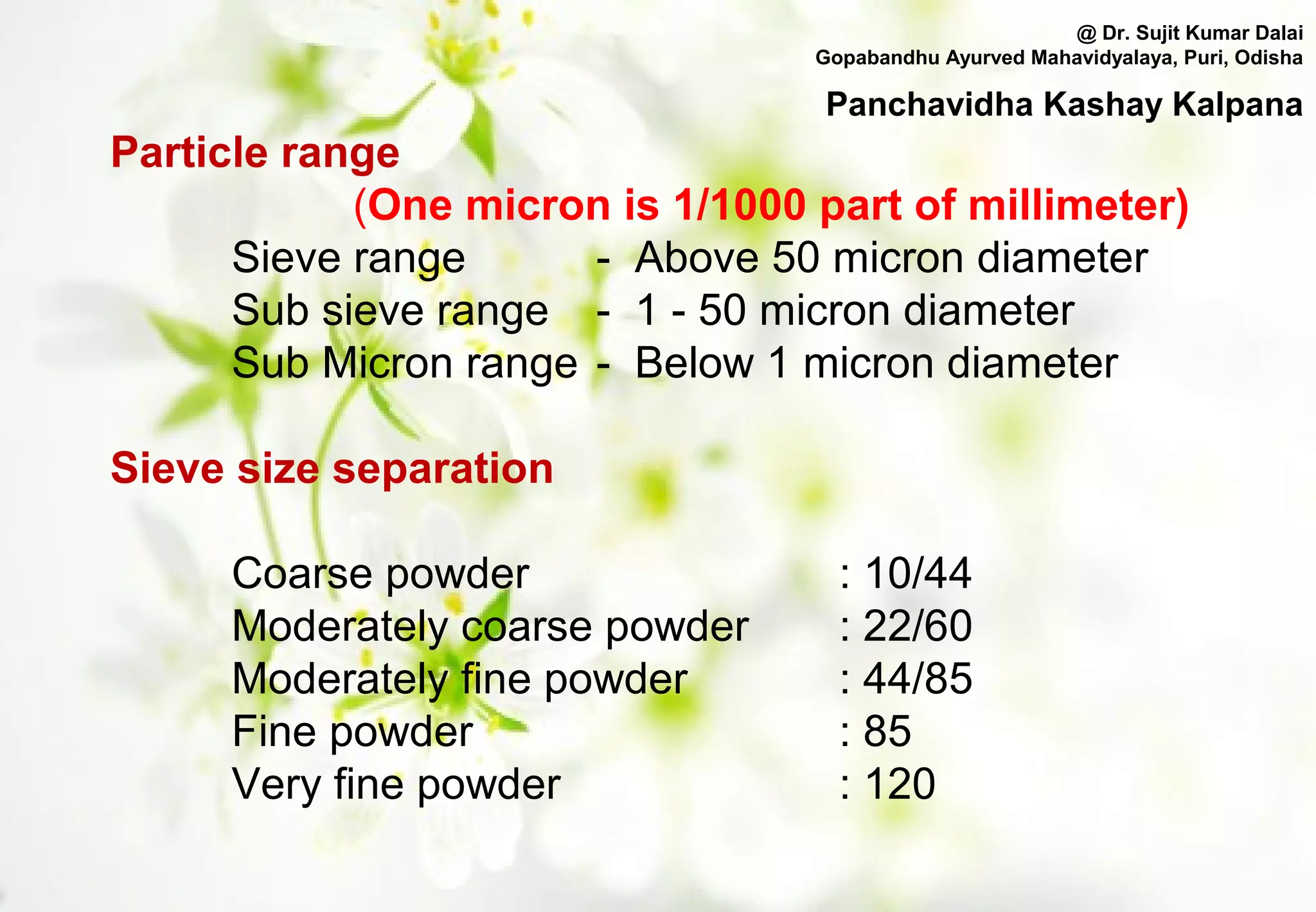 Panchavidha Kashay Kalpana | PPT