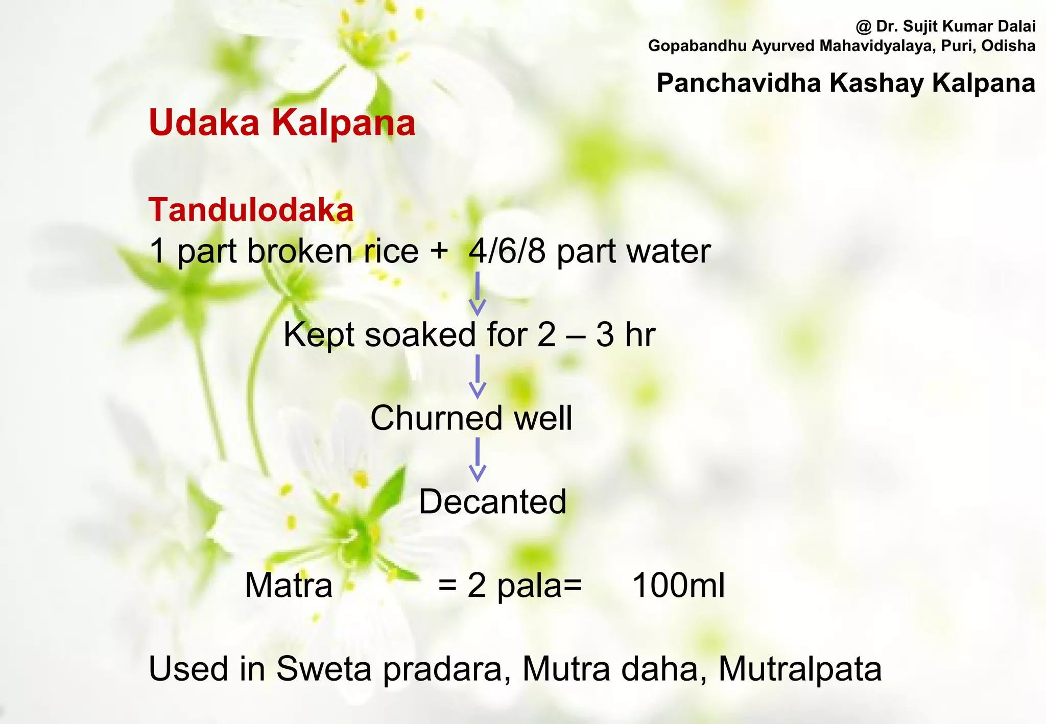 Panchavidha Kashay Kalpana | PPT