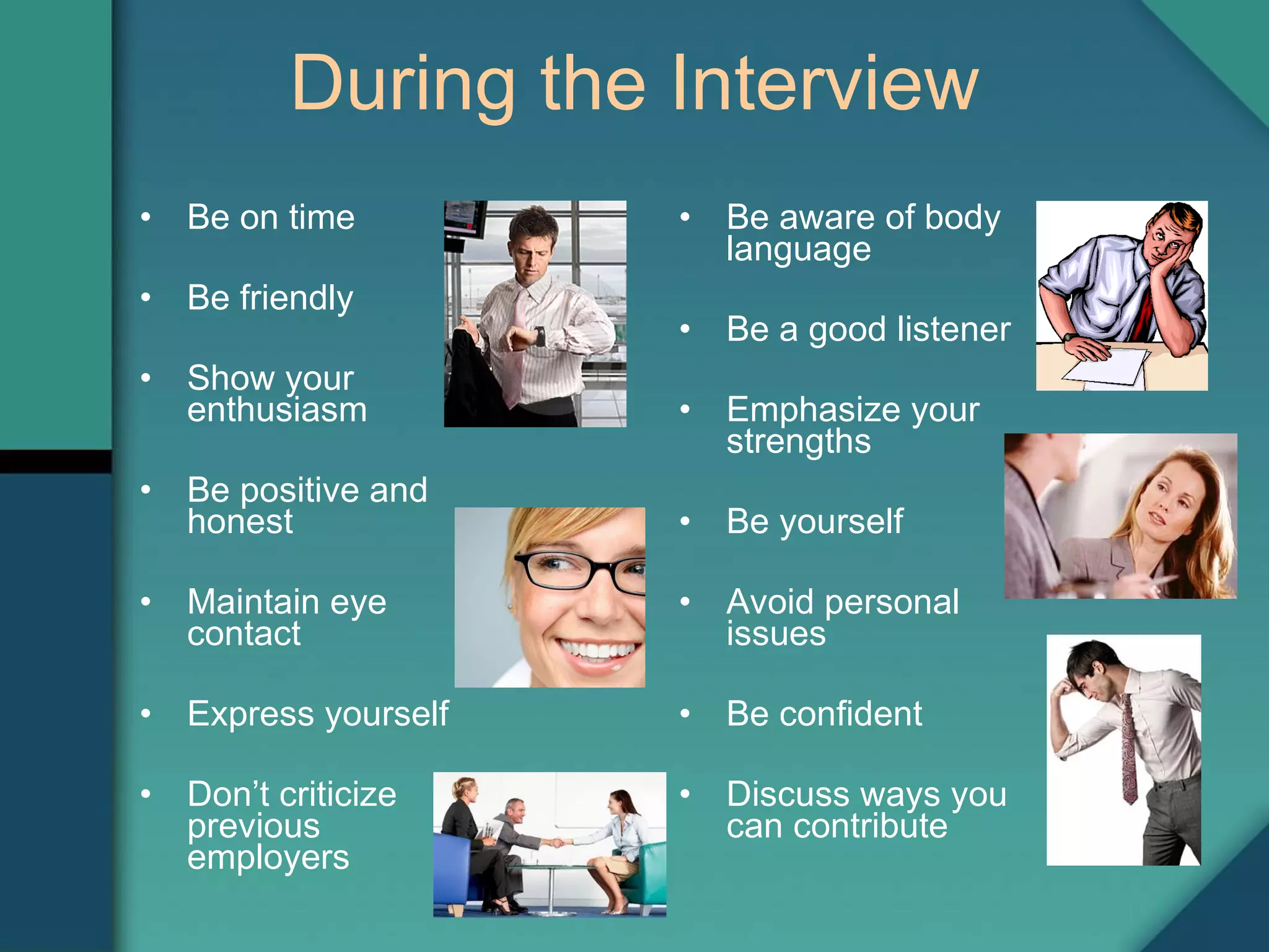 The Successful Job Interview | PPT