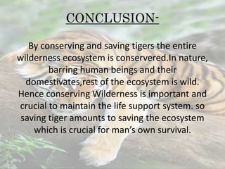 PROJECT TIGER ppt. | PPTX