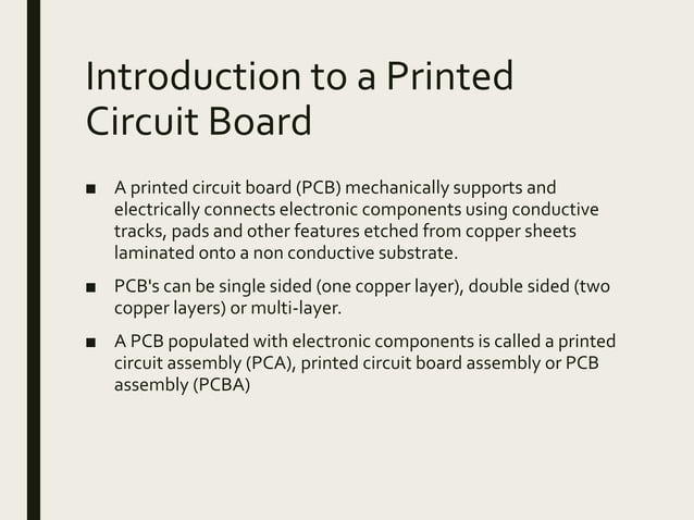 PPT ON PCB DESIGN INTERNSHIP | PPTX