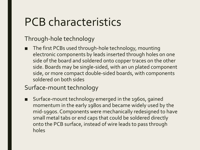 PPT ON PCB DESIGN INTERNSHIP | PPTX
