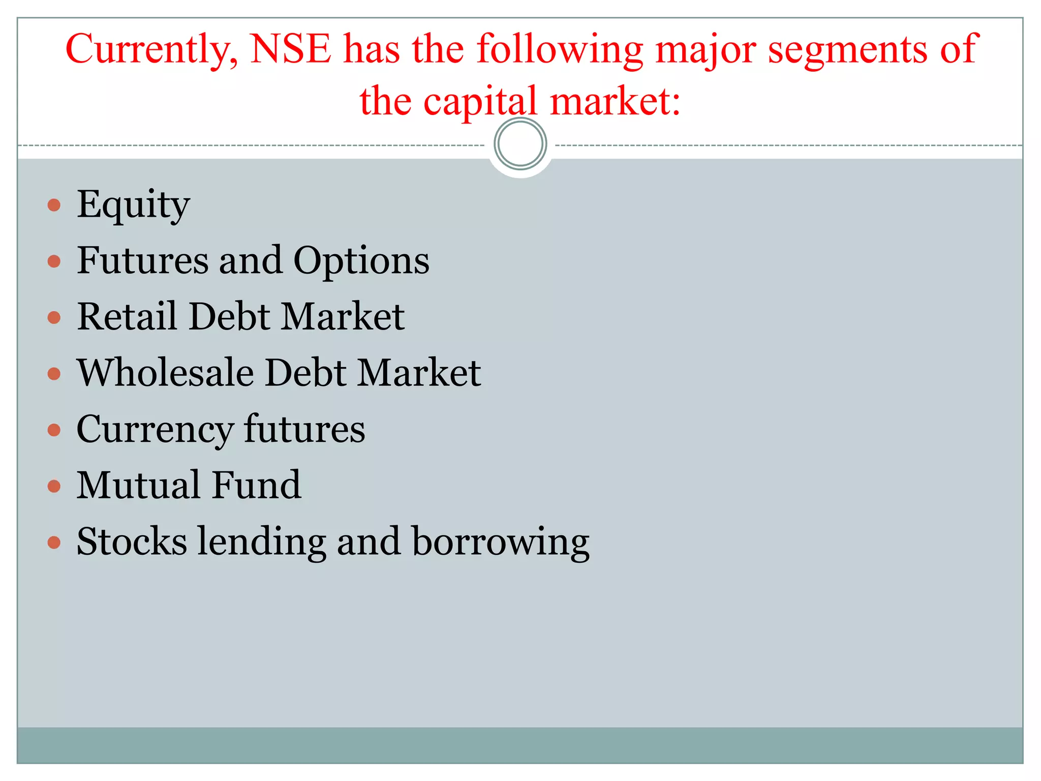 NATIONAL STOCK EXCHANGE | PPTX
