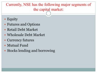 NATIONAL STOCK EXCHANGE | PPTX
