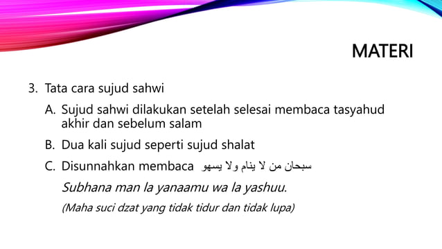 Tata Cara Sujud sahwi yang benar untuk kalangan pelajar.pptx