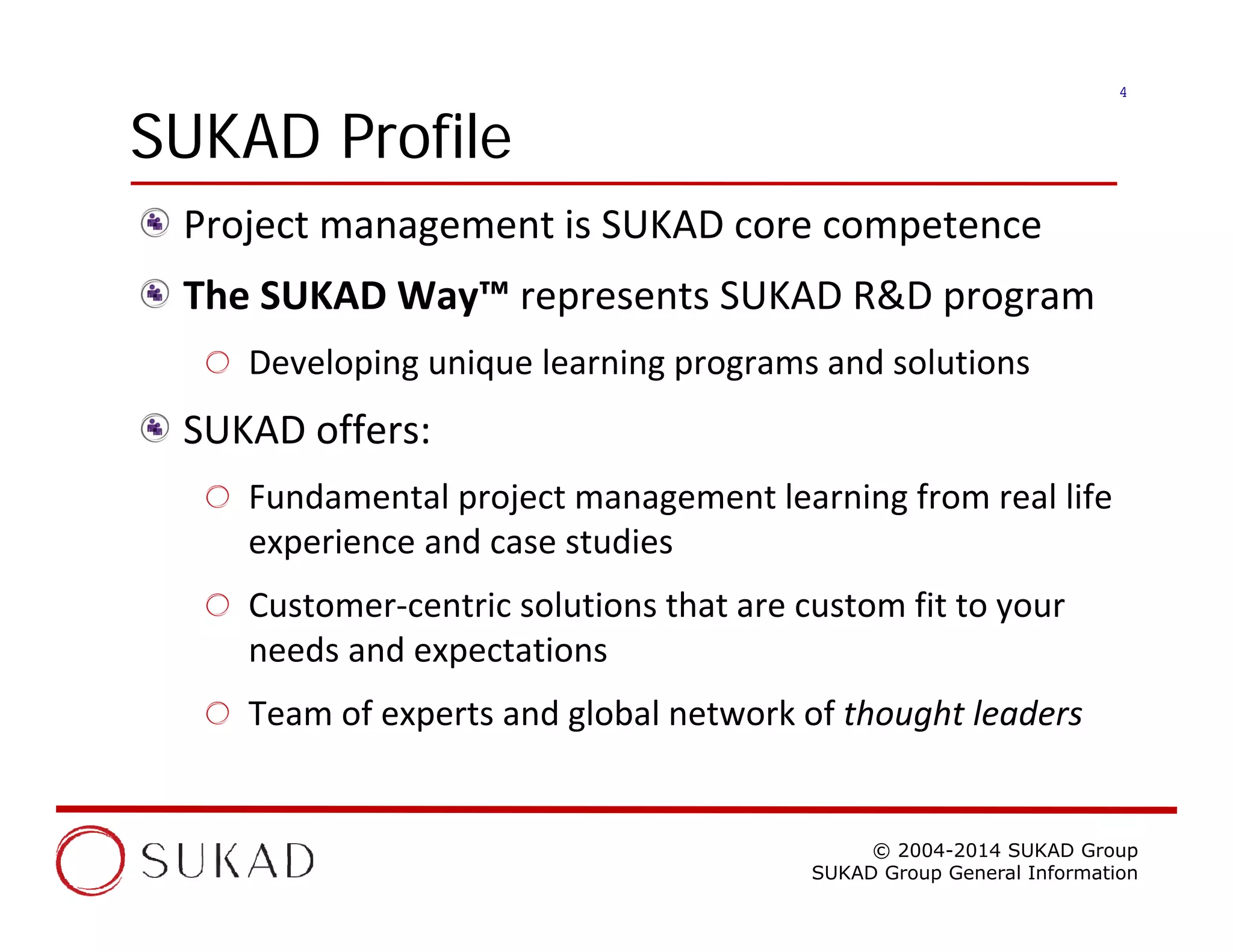 SUKAD Group - General Information | PPT