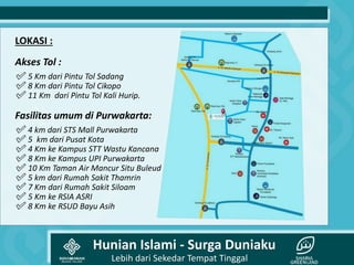 Sukamanah islamic village perumahan islami terbesar di purwakarta | PPT