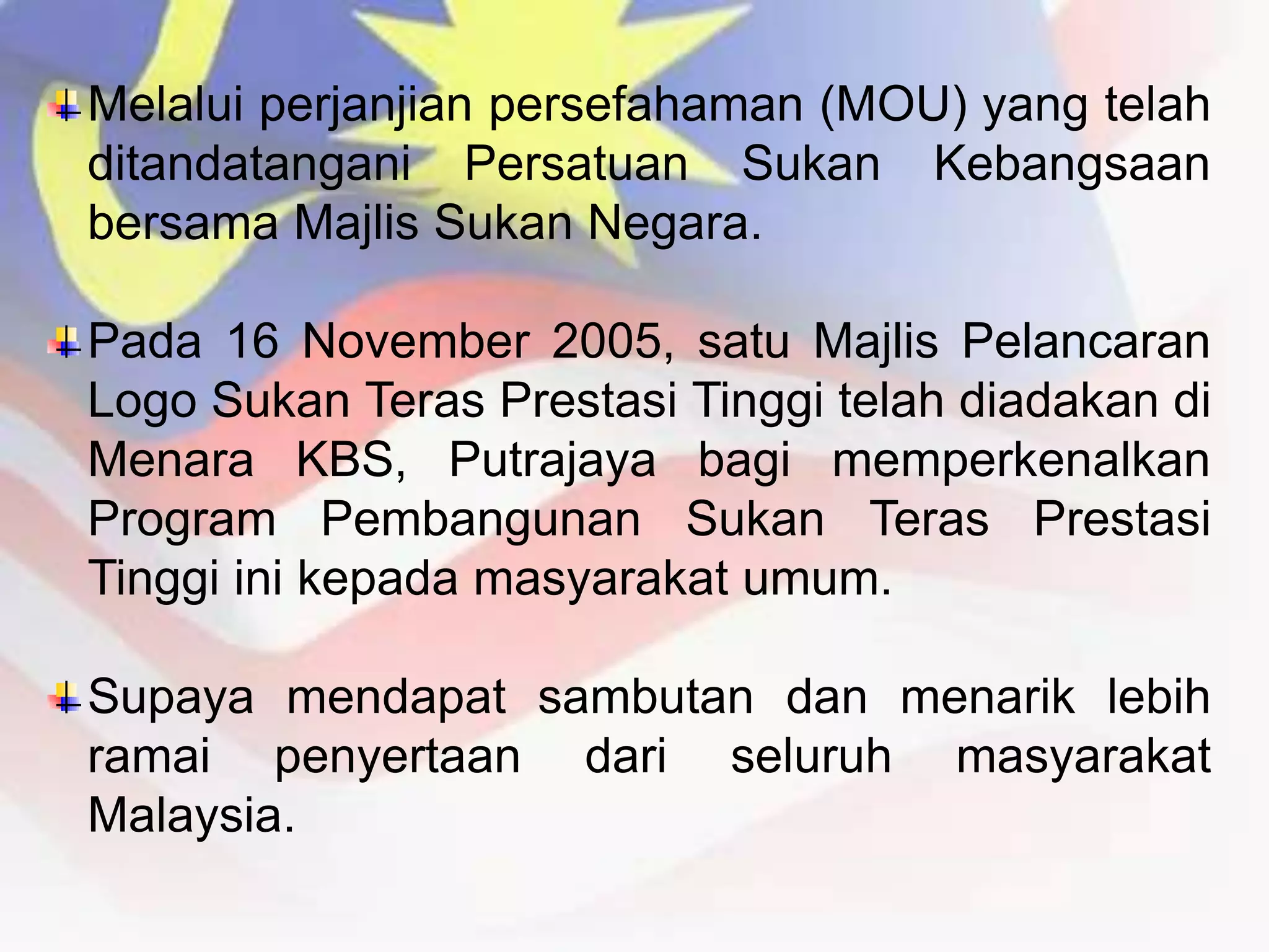 Sukan teras malaysia | PPTX