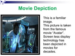screen less display | PPTX