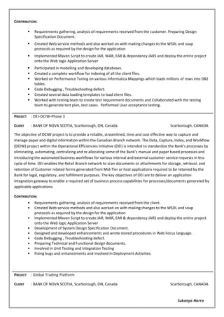 8+ years of experience in Java/J2EE technologies | DOC