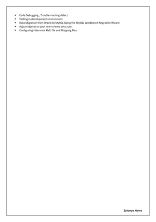 8+ years of experience in Java/J2EE technologies | DOC