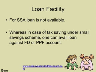 Sukanya samriddhi account new saving scheme | PPTX