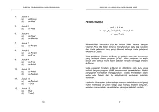 Sukatan khatam-al-quran | PDF