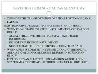 endodontic mishaps | PPTX